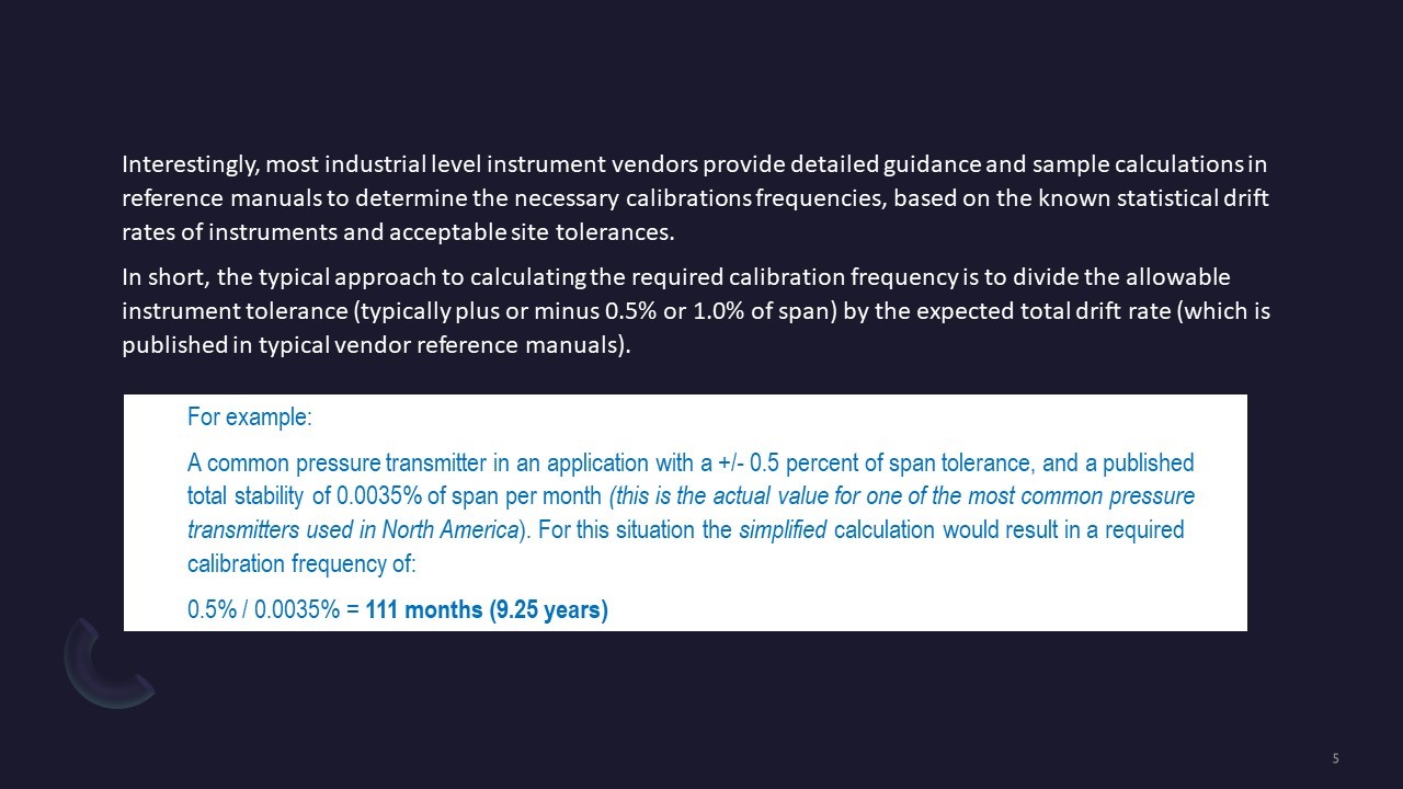 I&C Calibration Frequency Mistakes