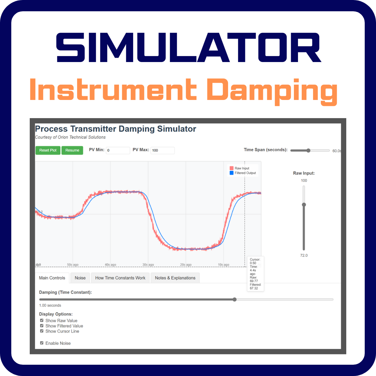 Damping and Time Constant Demonstration
